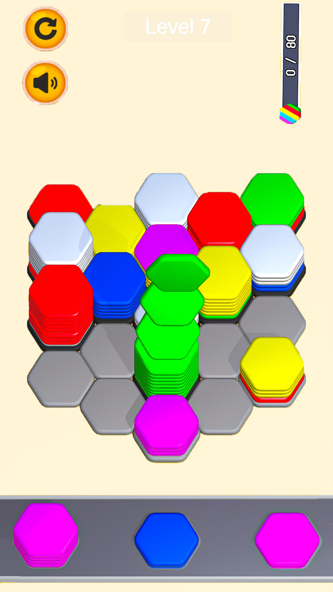 Hexa Color Stack Sort Merge Hexa Color Sorting Puzzle Expert Stack Block Merge Master Color