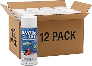 Amazon.com : Snow Jet Snowblower and Shovel Non-Stick Spray 12 Pack ...