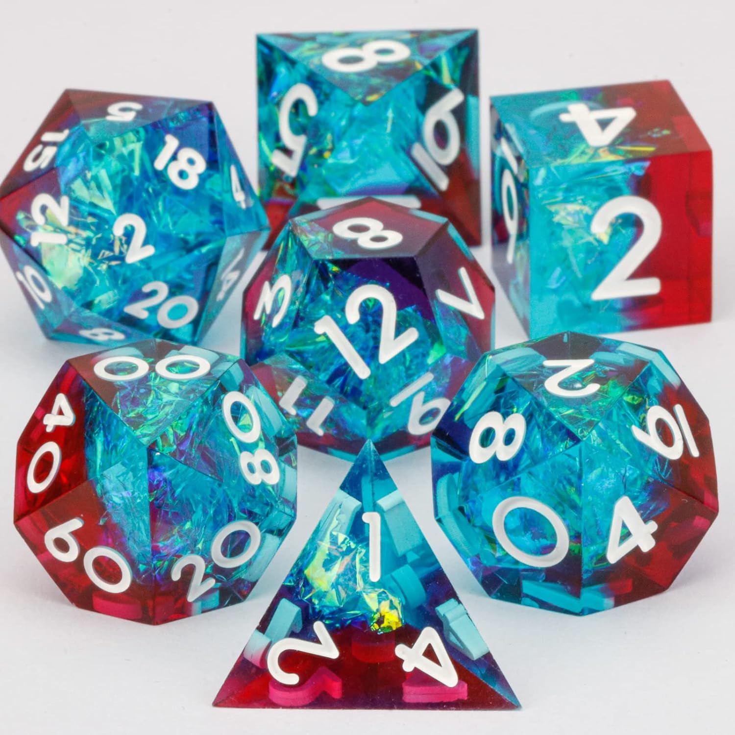 Amazon.com: KRAMLON DND Dice Set for Role Playing Game with Metal Gift ...