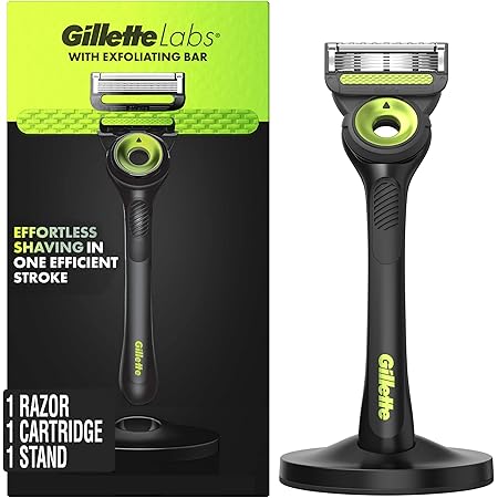 Amazon.com: Gillette Razors for Men with Exfoliating Bar by ...
