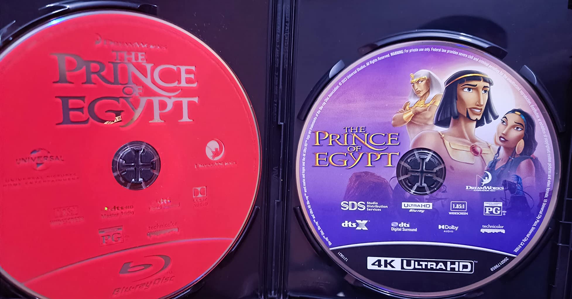 The Prince of Egypt (4K Ultra HD + Blu-ray + Digital) [4K UHD] : Sandra ...