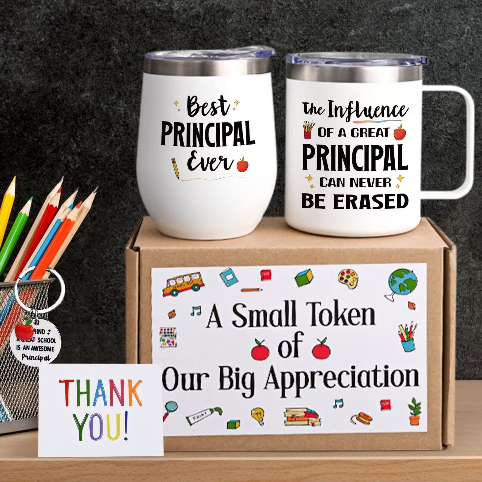 Amazon.com | BDANTUMBLER Principal Gifts, 20oz Principal Tumbler ...