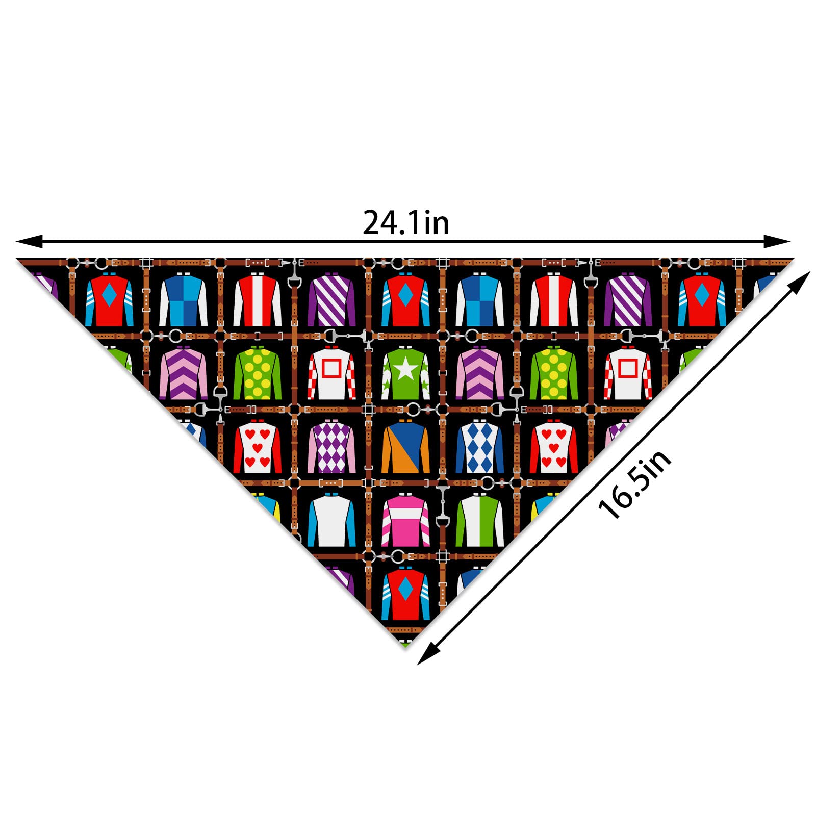 Snapklik.com : Derby Time Dog Bandana Kentucky Attire Triangle Dog ...