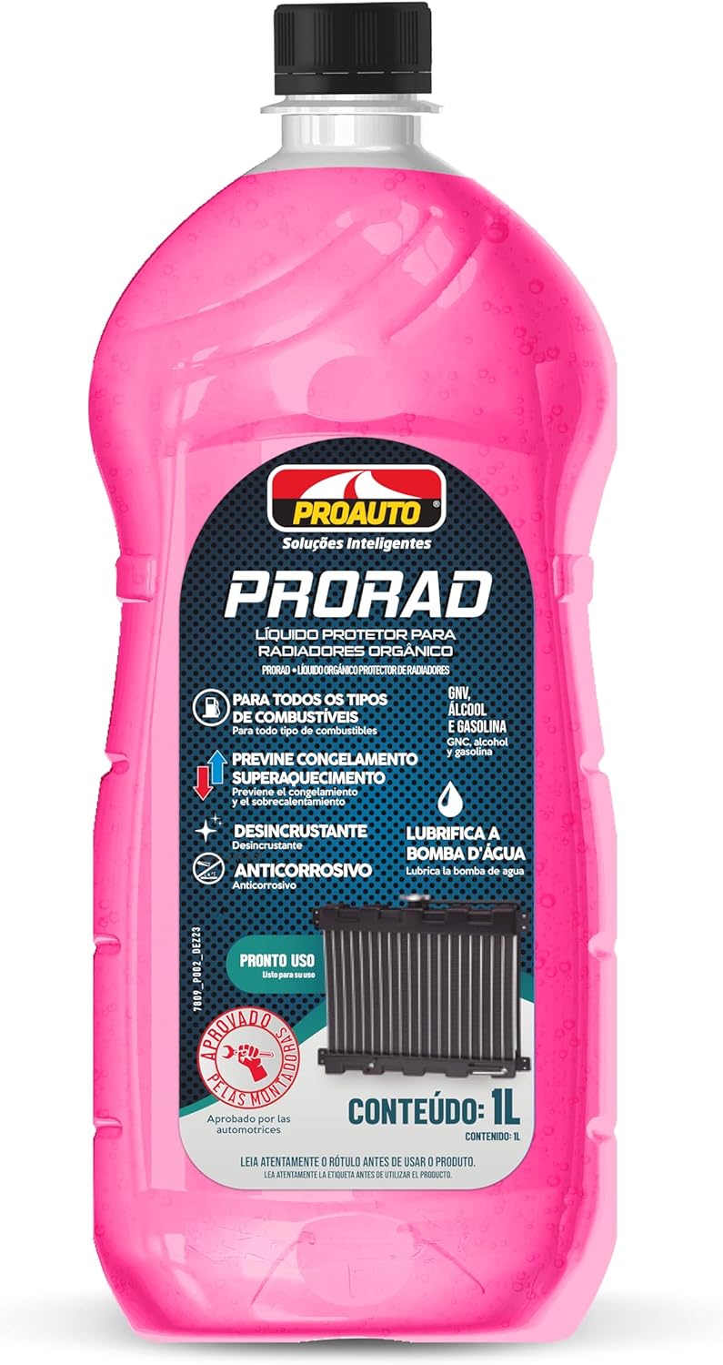 Proauto Prorad - Aditivo para Radiador, 1 Litro | Amazon.com.br