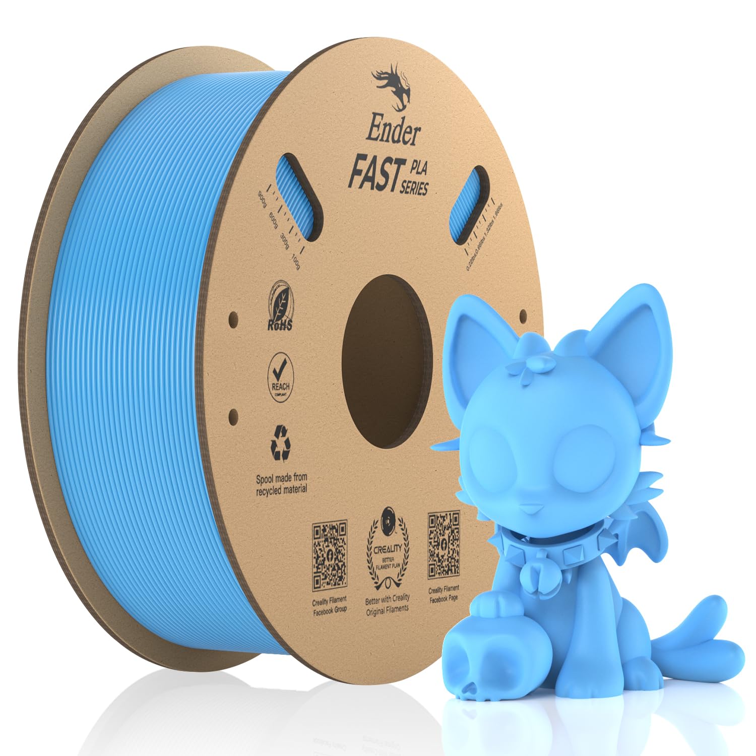 Snapklik.com : Creality 3D Printer PLA Filament, 300mm/s High Speed ...