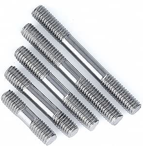 Amazon.com: Double End Thread Rod 304 Stainless Steel Stud Bolts Rod ...