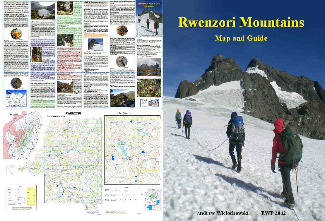 Rwenzori Mountains Map/Guide: Amazon.co.uk: Wielochowski, A.L ...