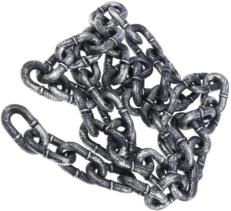Amazon.com: Vocoliday 3.3 Ft Halloween Chains Plastic Chains Props for ...