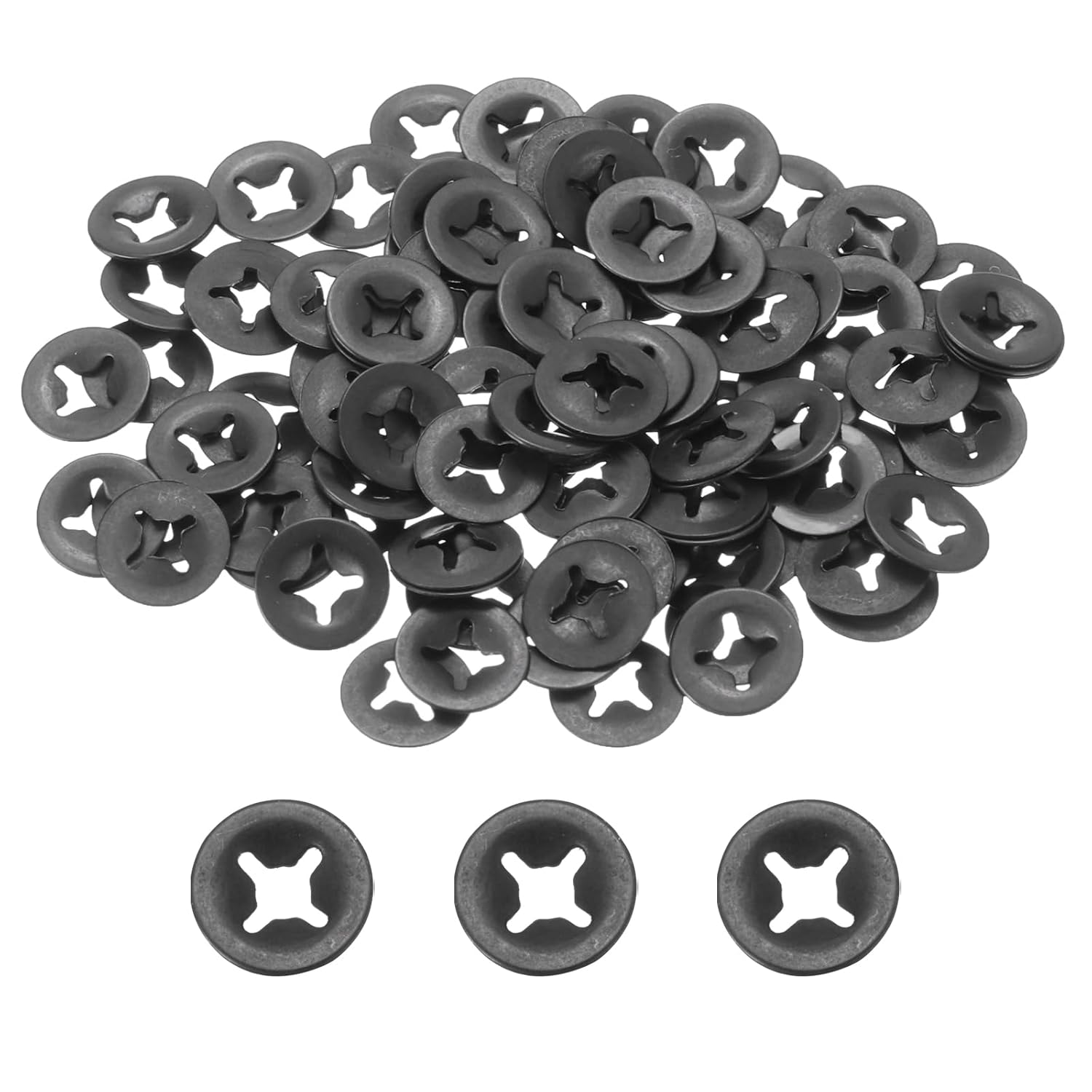 Amazon.com: uxcell 120pcs Internal Tooth Lock Washers M2 x 6mm Push on ...