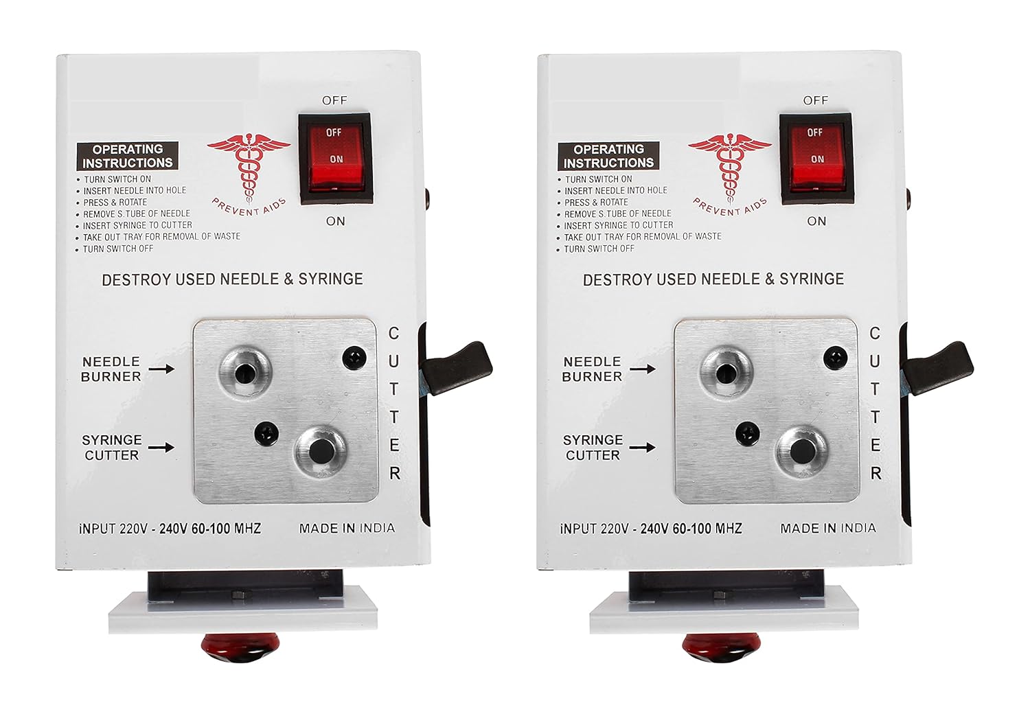 DARSHMOTI® Needle Syringe Destroyer Electric, Needle Destroyer Machine ...