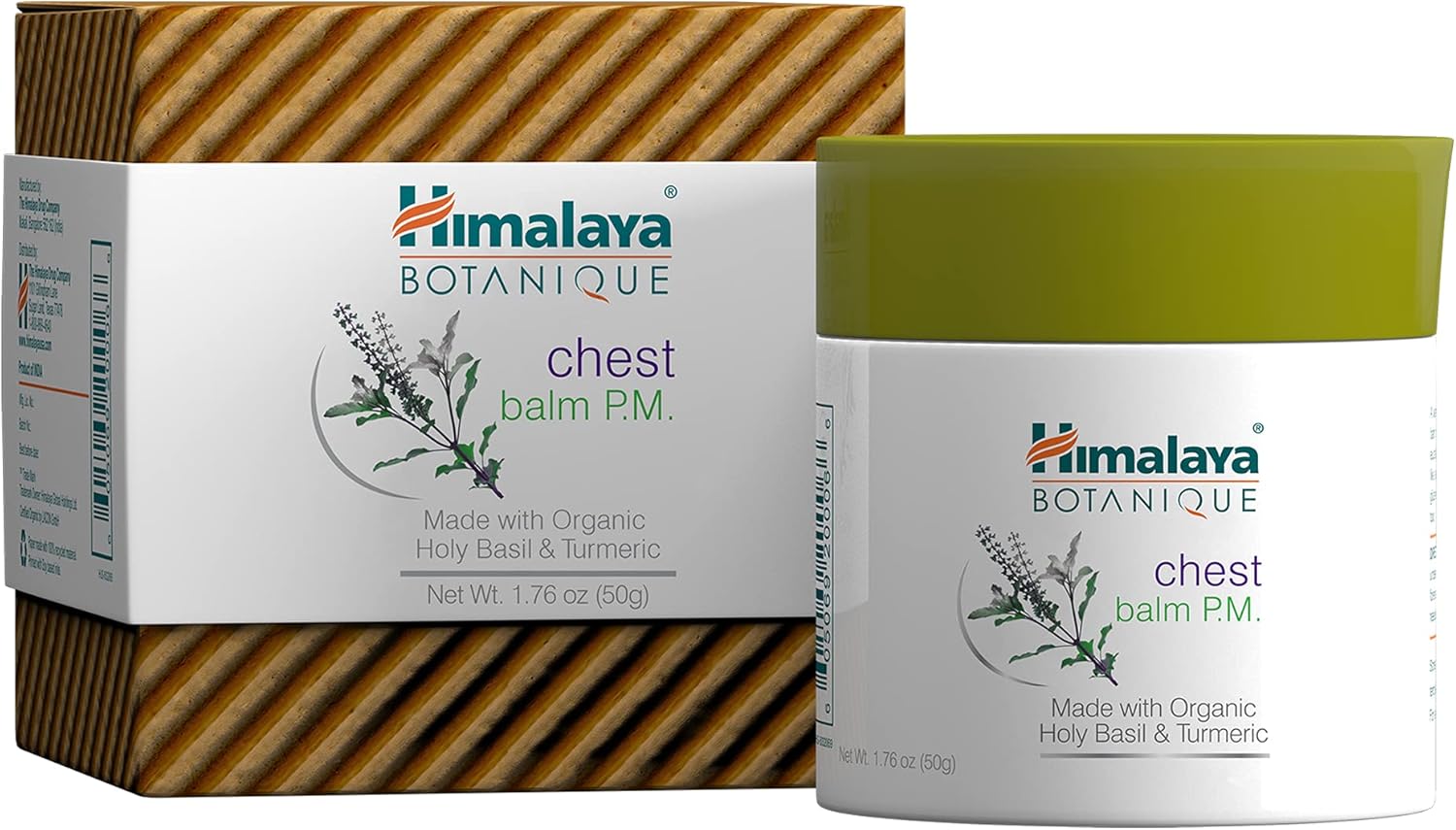 Amazon.com : Himalaya Botanique Chest Balm P.M., Soothing, Calming and ...