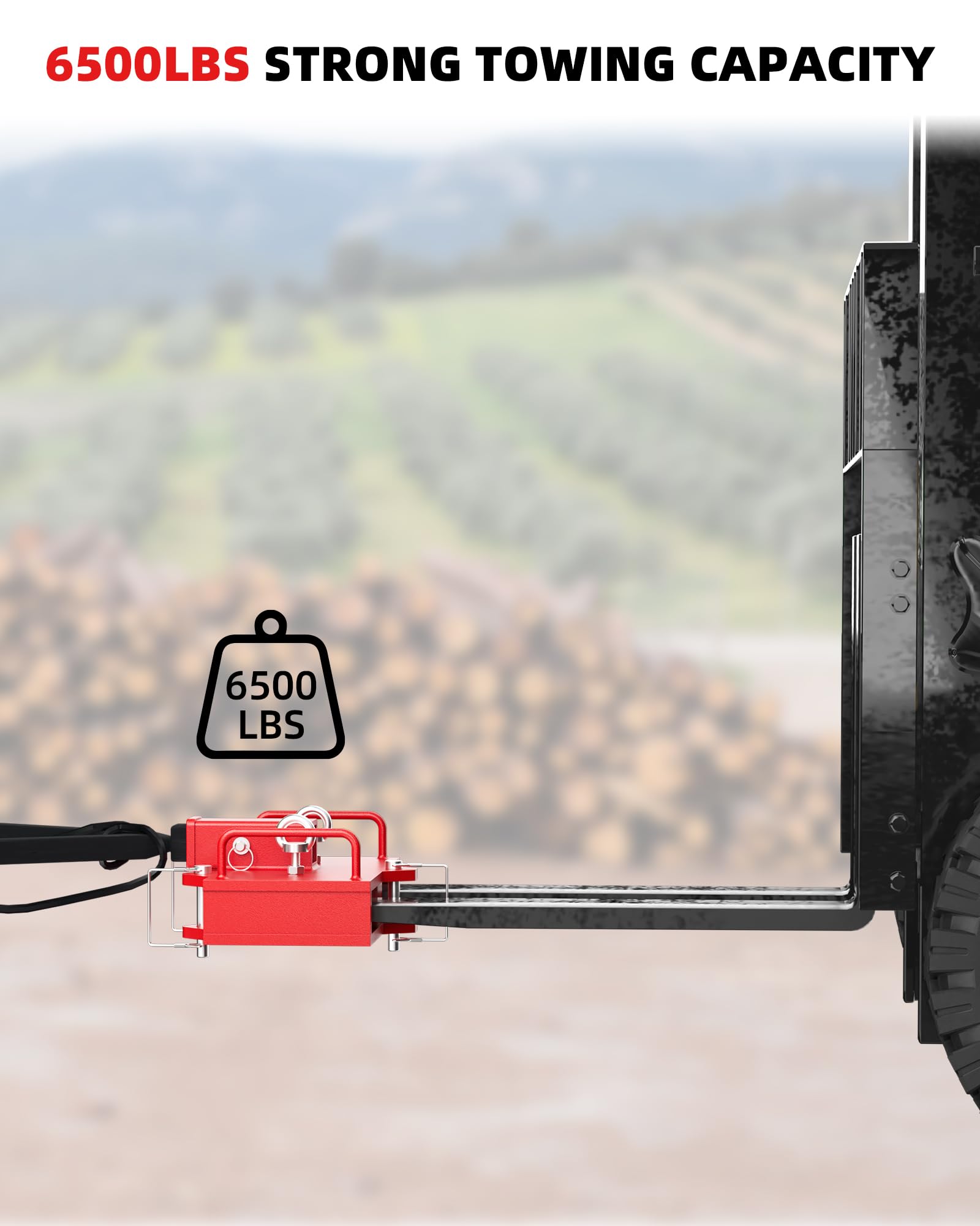 Snapklik.com : DEXSO 2 Inch Forklift Trailer Hitch Receiver For Dual ...