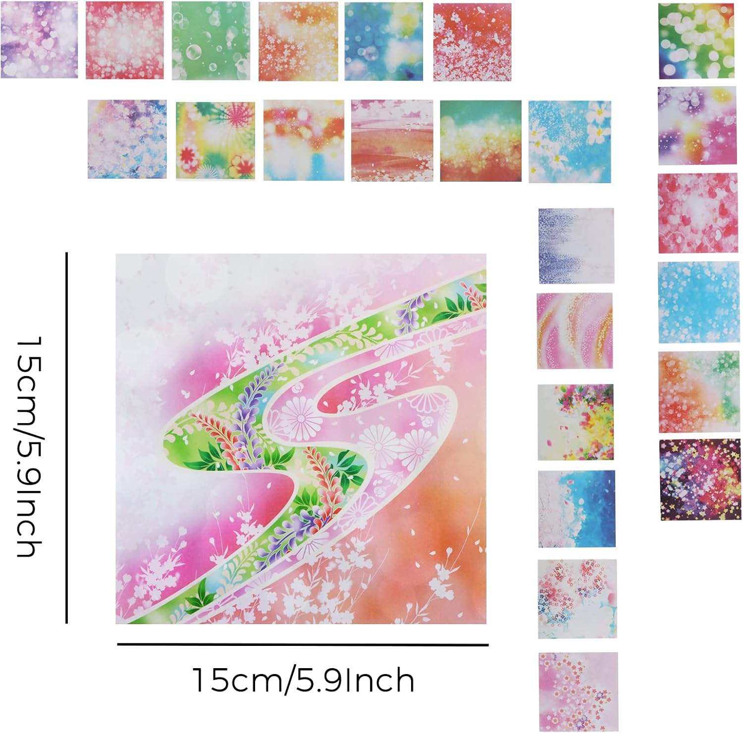 Origami Paper, DOITEM 200 Sheets 6 inches Square 24 Australia | Ubuy