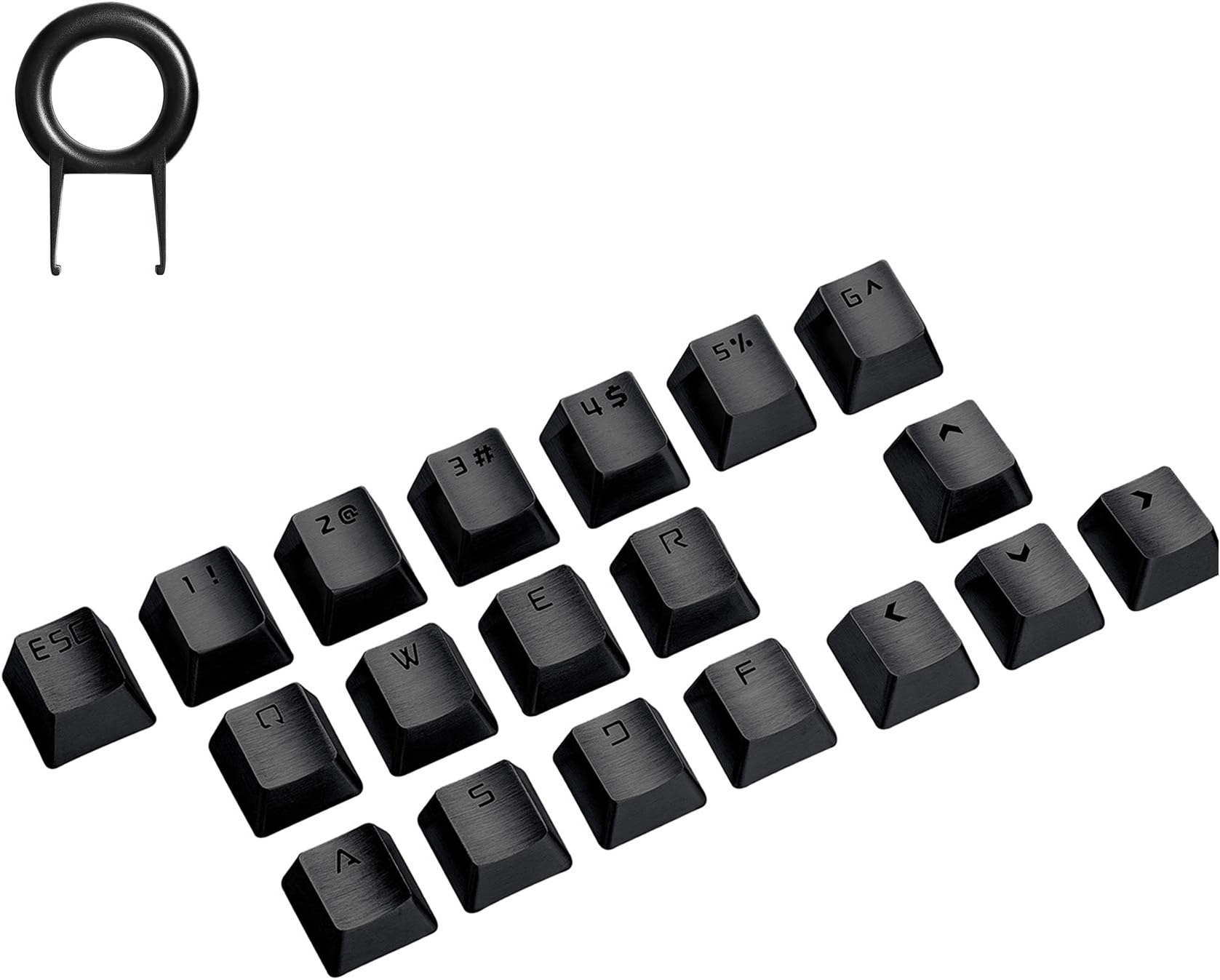 Amazon.com: Hallsen Metal Keycaps Mechanical Gaming Keyboard Keycaps ...
