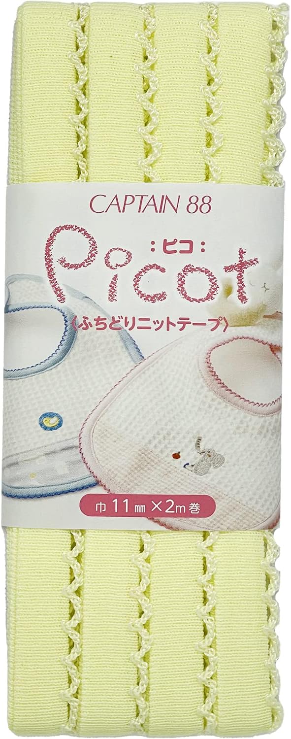 Amazon.com: Captain Picot (pico) framing knit tape width 11mm ~ length ...