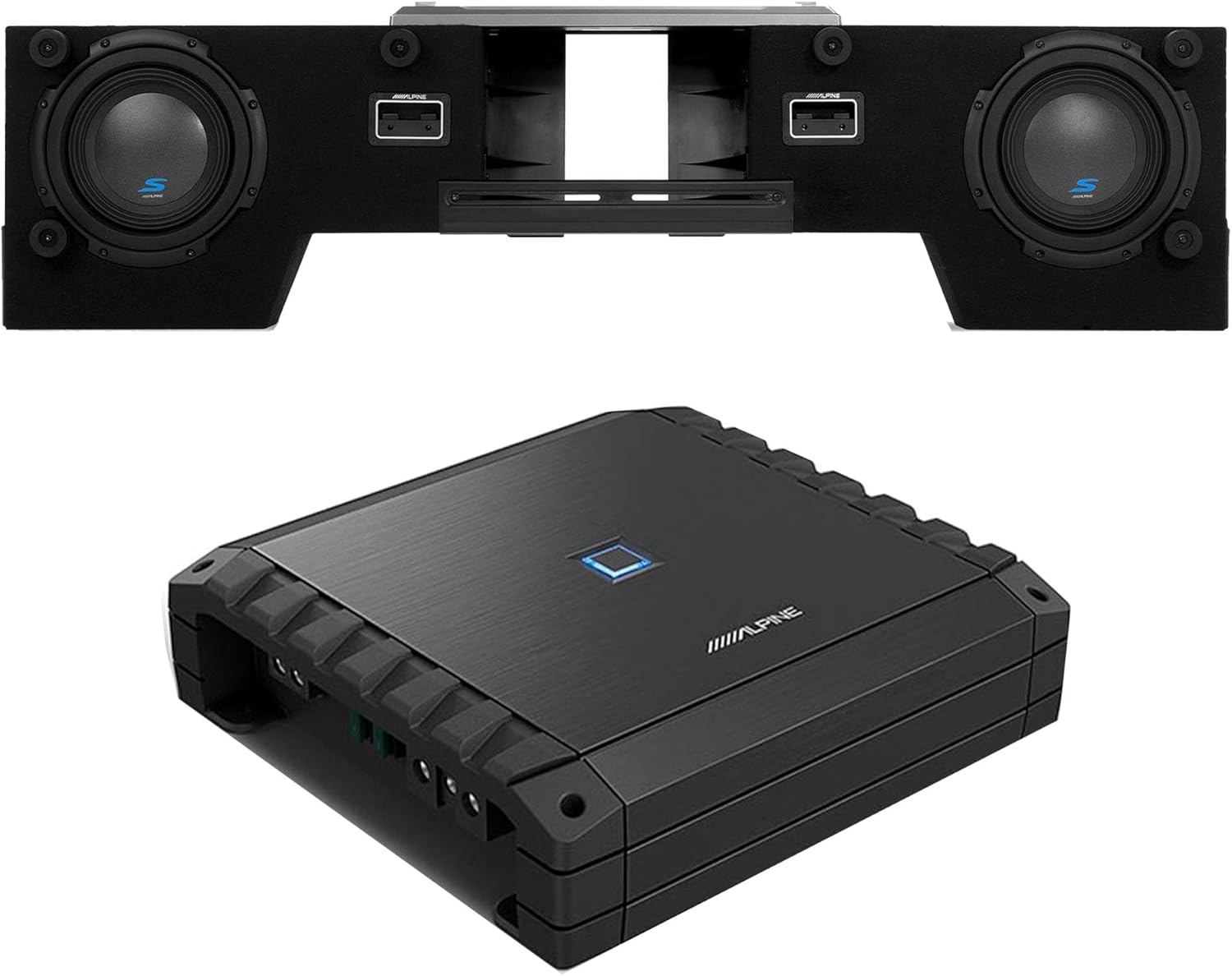 Amazon.com: Alpine S-DB8V-TRK Dual 8” Halo S-Series Preloaded Truck ...