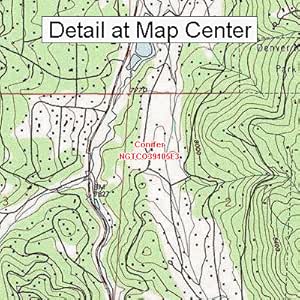 Amazon.com: USGS Topographic Quadrangle Map - Conifer, Colorado (Folded ...