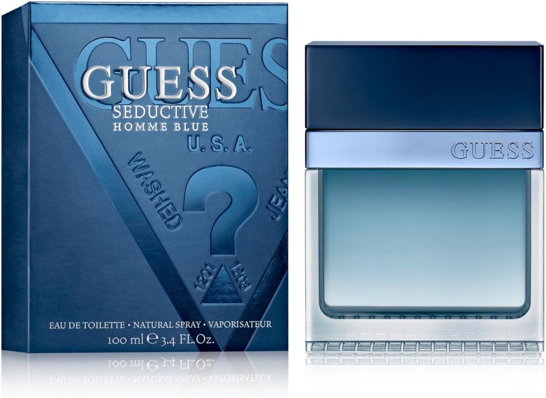 GUESS Seductive Pour Homme Blue 100ml EDT Spray, (Pack of 1) : Amazon ...