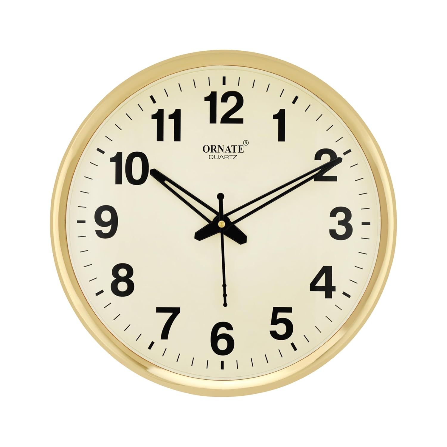 Buy Elica 16-inch Wall Clock - Classic (Step Movement, Ivory Frame ...