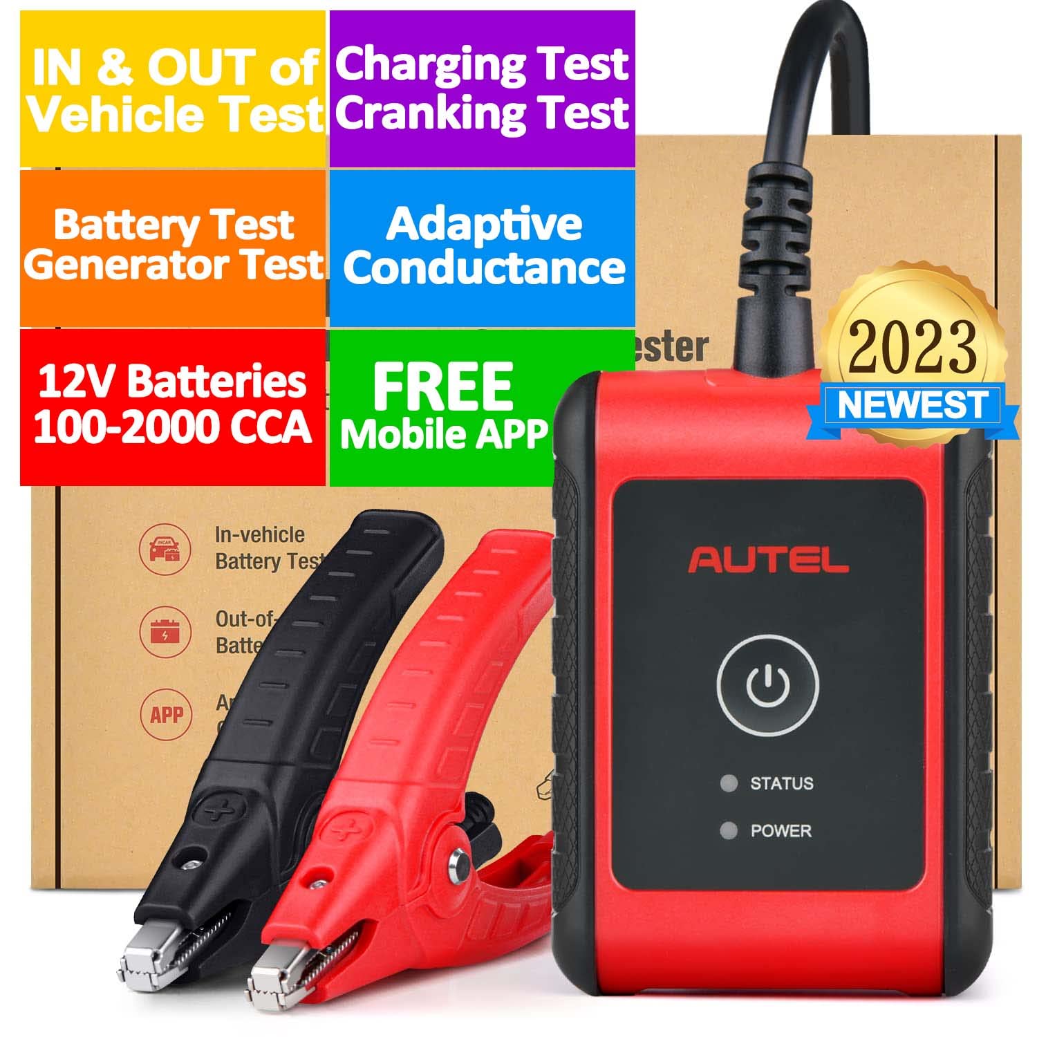 Autel Car Battery Tester MaxiBAS BT506 Adaptive Conductance 6v 12v ...