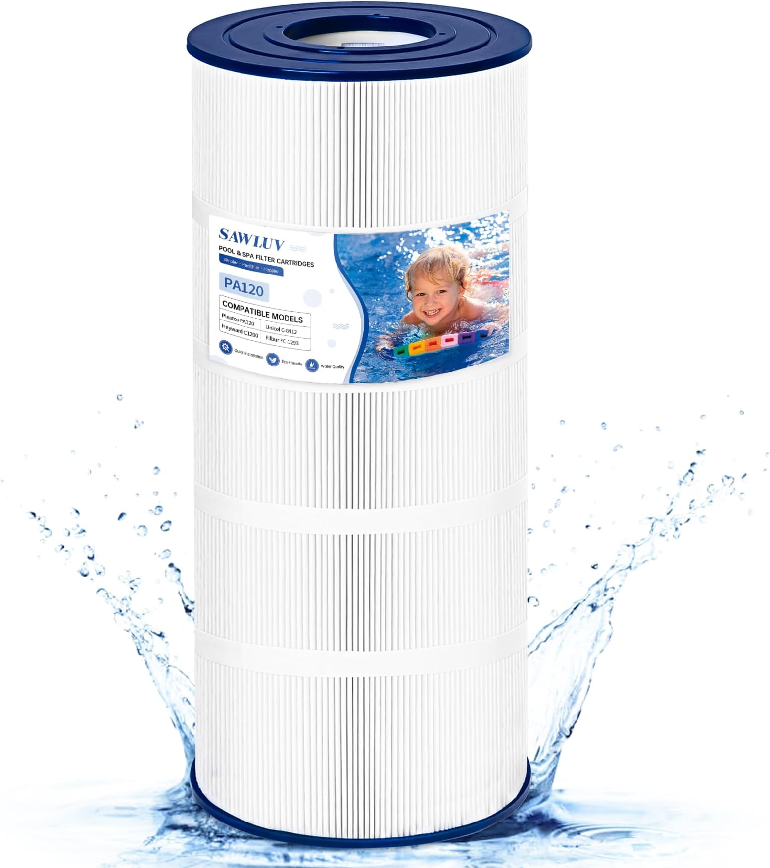 Amazon.com : sawluv Replacement PA120 Pool Filter Compatible with ...