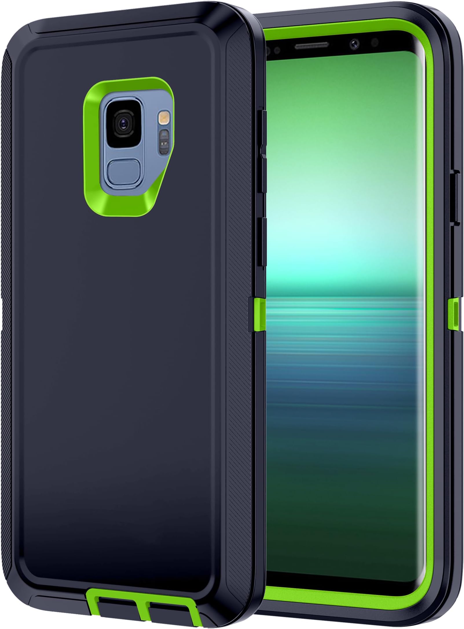 Amazon.com: I-HONVA for Galaxy S9 Case Shockproof Dust/Drop Proof 3 ...