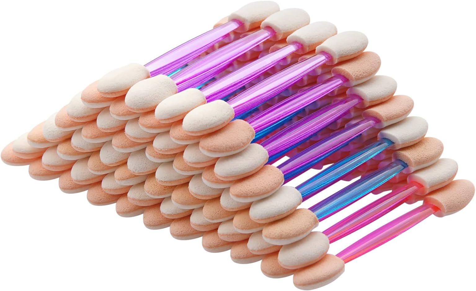 Amazon.com: Cuttte 60PCS Disposable Dual Sides Eye Shadow Sponge ...