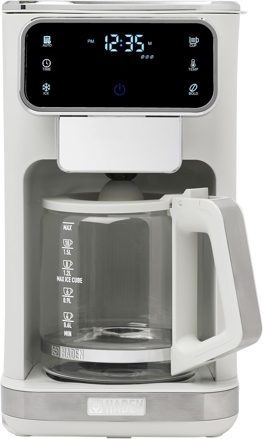 Amazon.com: HADEN Dual Brew 12 Cup Hot & Iced Digital Drip Coffee Maker ...