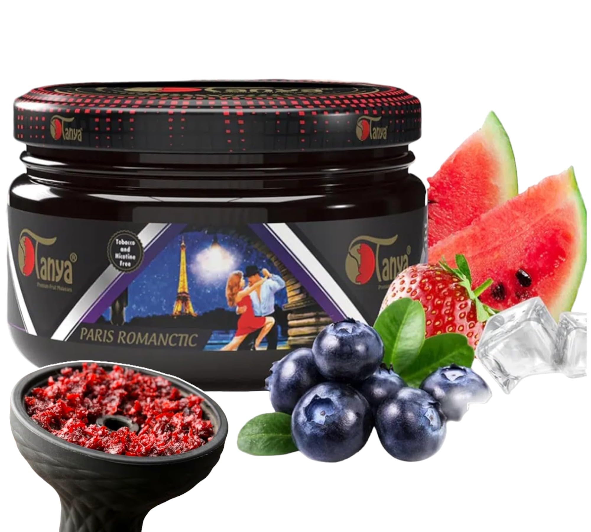 Amazon.com: Tanya Herbal 100% Nicotine And Tobacco Free Shisha Hookah ...