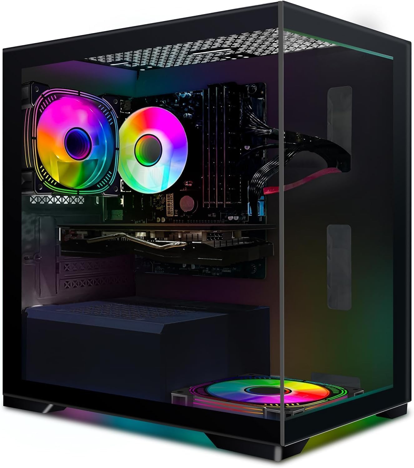 STGSivir PC Gaming Fisso, Core i7 fino a 3,9 GHz, Radeon RX 580 16 GB ...
