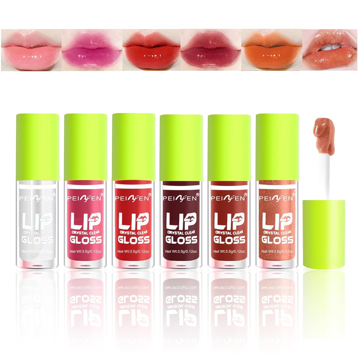 6-color Mini Lip Gloss Oil Set for Hydrating and Philippines | Ubuy