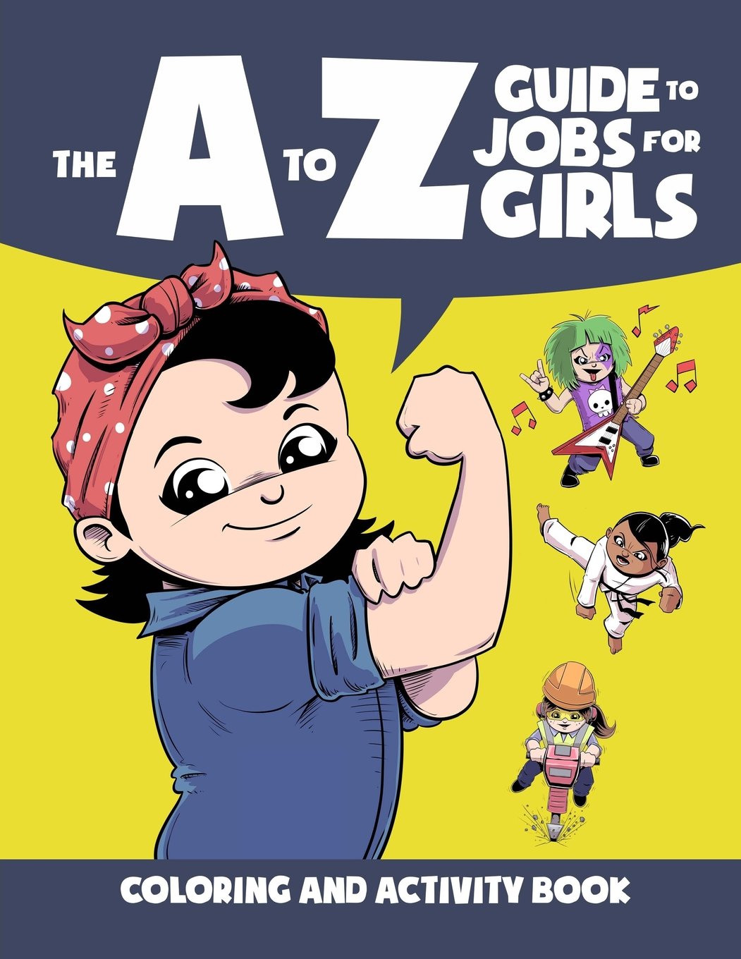Amazon.com: The A to Z Guide to Jobs for Girls Coloring & Activity Book ...