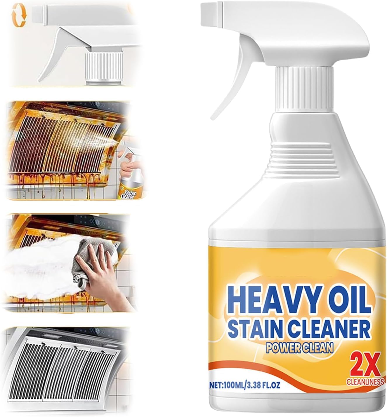 Kitchen Heavy Oil Cleaner, Powerful Oil Enemy Foaming Cleaner ...