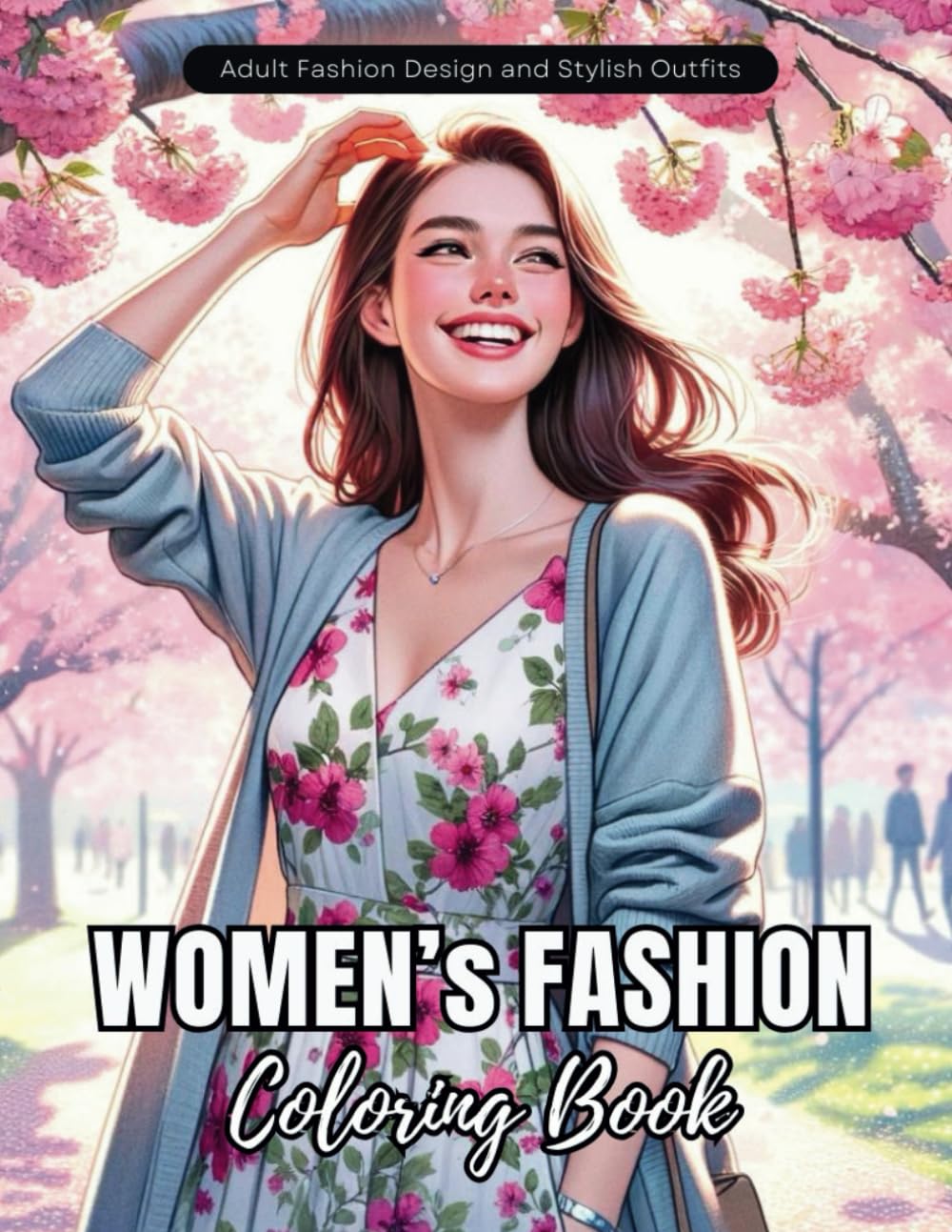 Amazon.com: Women's Fashion Coloring Book: Adult Fashion Design and ...