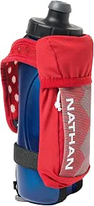 Amazon.com: Nathan Running Handheld Quick Squeeze Water Bottle. No-Grip ...