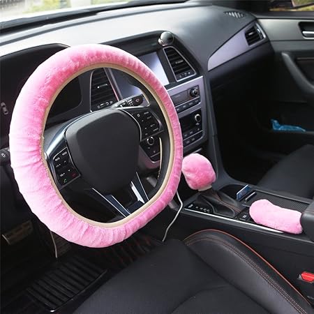 Amazon.fr : Race Sport - Couvre Volant Moumoute Pinky Girl