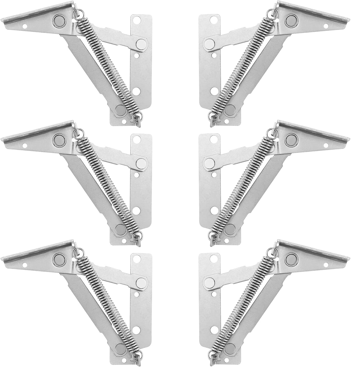 FUNSUEI 6 PCS Lift Up Flap Top Hinge, Sofa Bed Lifting Hinges, 80 ...