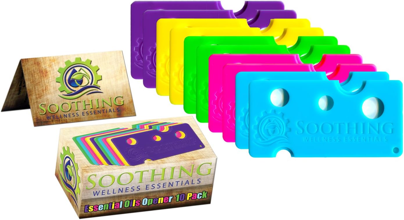 Amazon.com: Soothing Wellness Essentials 10 Pack Essential Oils Opener ...