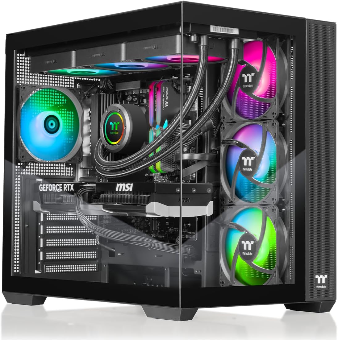 Amazon.com: Thermaltake LCGS View 9880-380 Gaming Desktop (AMD Ryzen™ 7 ...