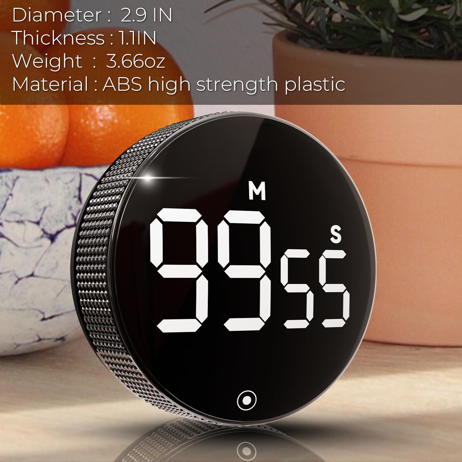 Snapklik.com : Eshome Digital Kitchen Timers, Magnetic Visual Timer ...