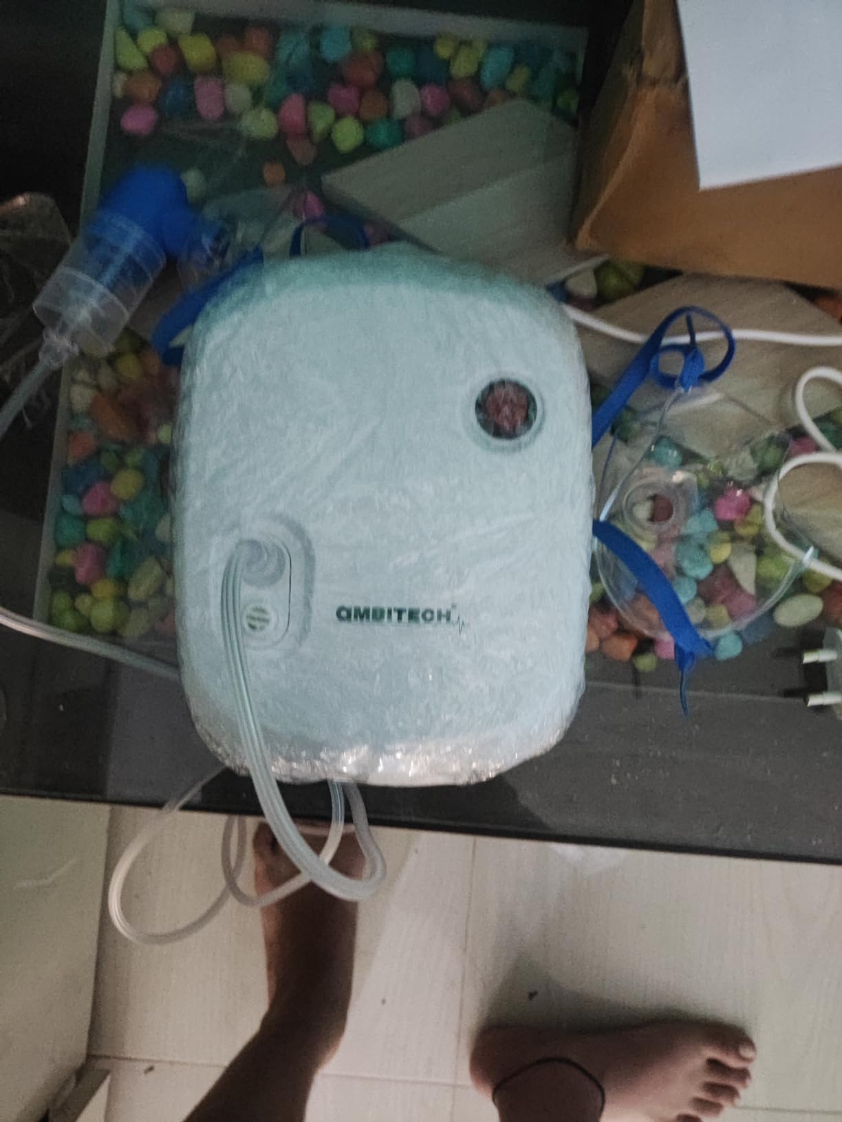 AmbiTech Compressor Nebulizer Machine With 2 Year Replacement Warranty ...