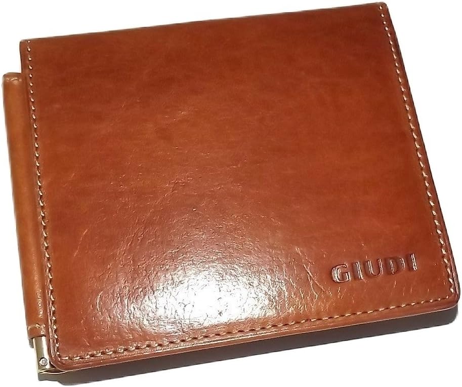 Amazon.com: Giudi Italia Men's Tuscan Leather L fold Money Clip ID ...
