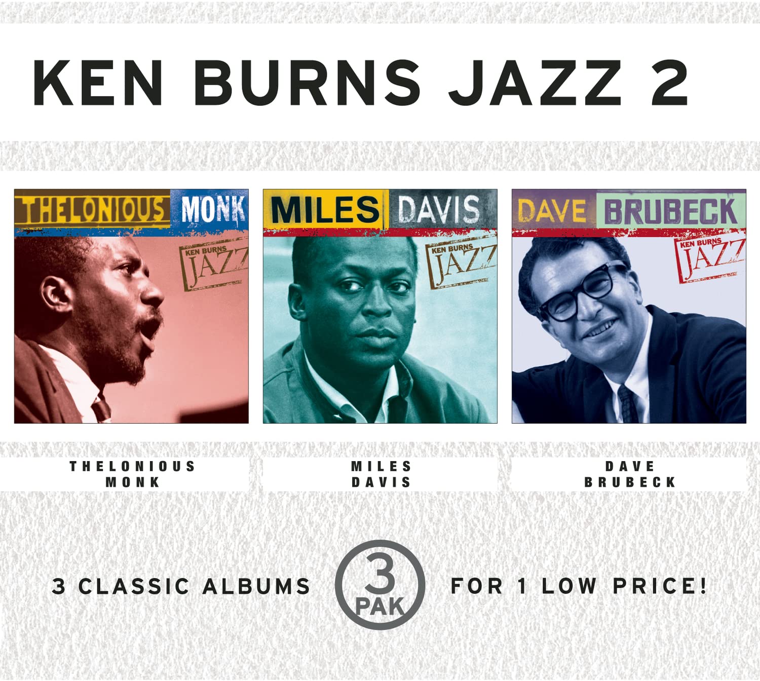 Ken Burns - Ken Burns Jazz (3 Pak) II - Thelonious Monk/ Miles Davis ...