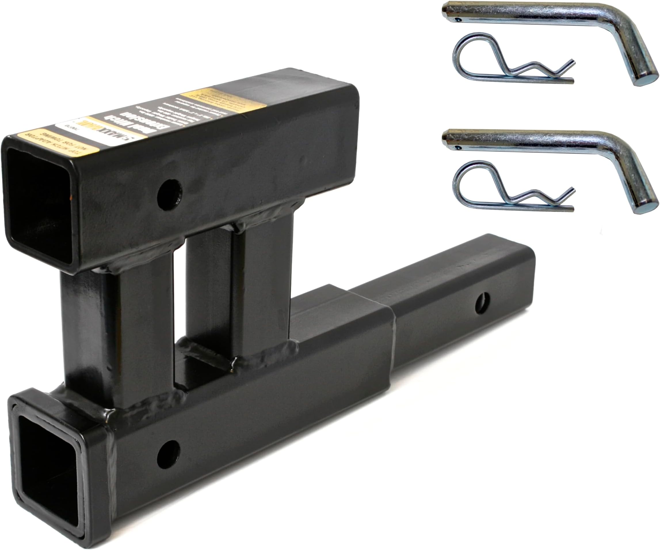 Amazon.com: MaxxHaul 50977 2 Inch Trailer Hitch Extension - Dual Tow ...
