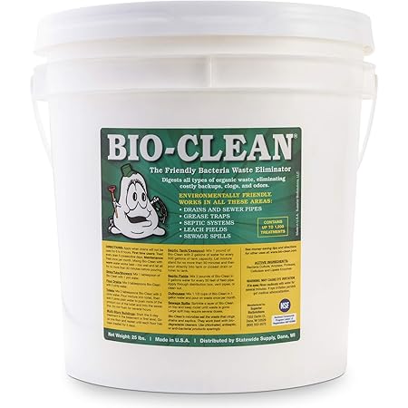 Amazon.com: Bio-Clean Ultimate Drain Cleaning Kit Cleans Drains- Septic ...