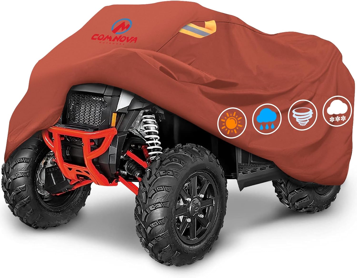 Amazon.com: Comnova ATV Cover for 4 Wheelers - 84 Inch ATV Covers 600D ...
