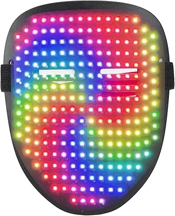Bewinner LED Mask with Gesture Control for Halloween Costumes ...
