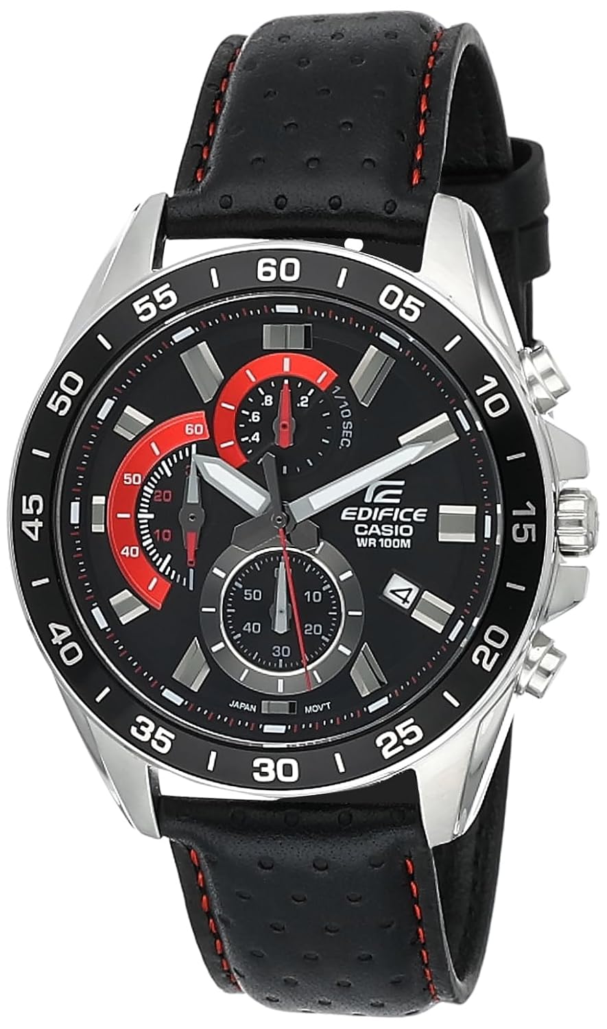 Casio Edifice EFV-550L-1AVUDF Analog Black Dial Men Watch Black Genuine ...
