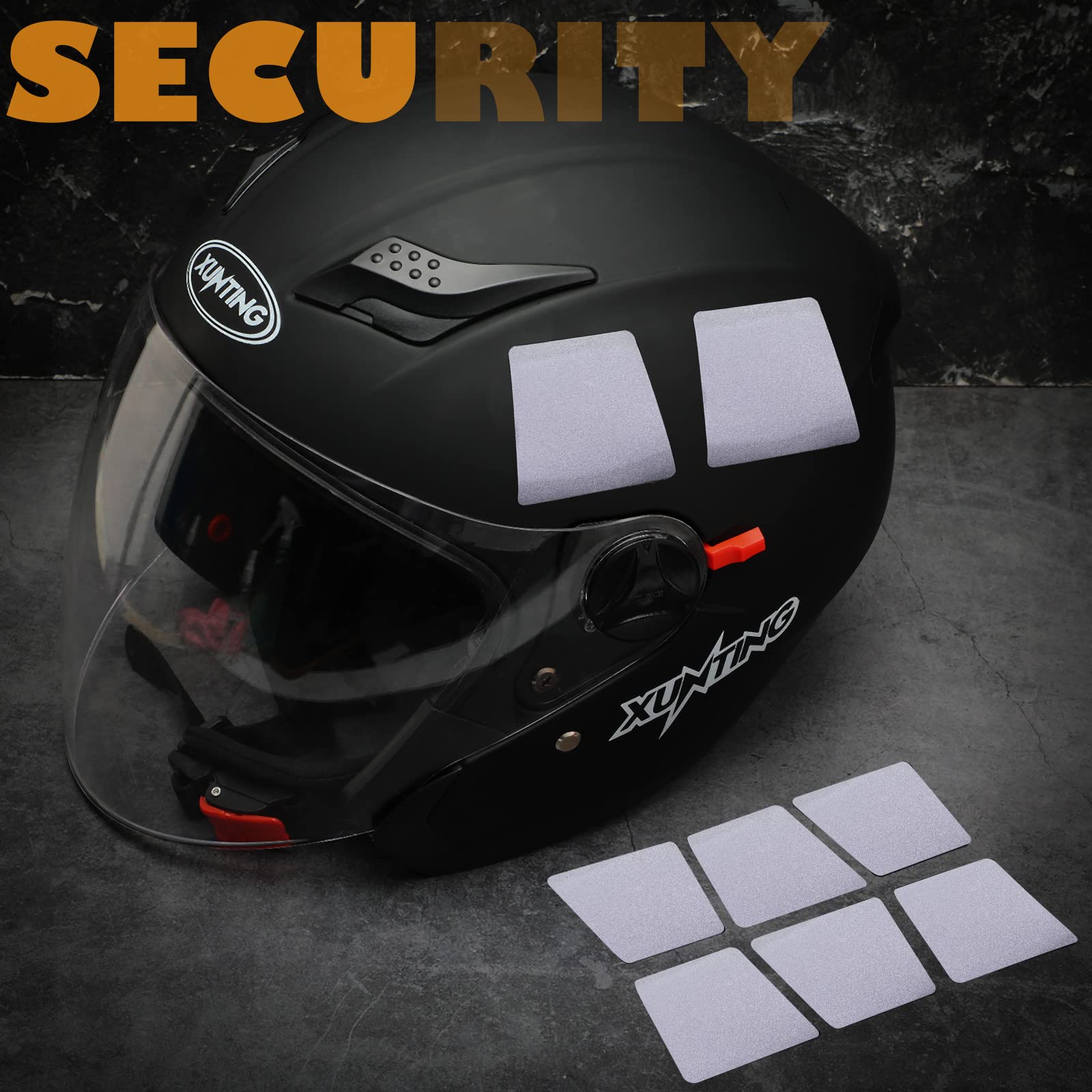 Reflective Fire Helmet Stickers Name Stickers Curved (pair) | Pac Fire