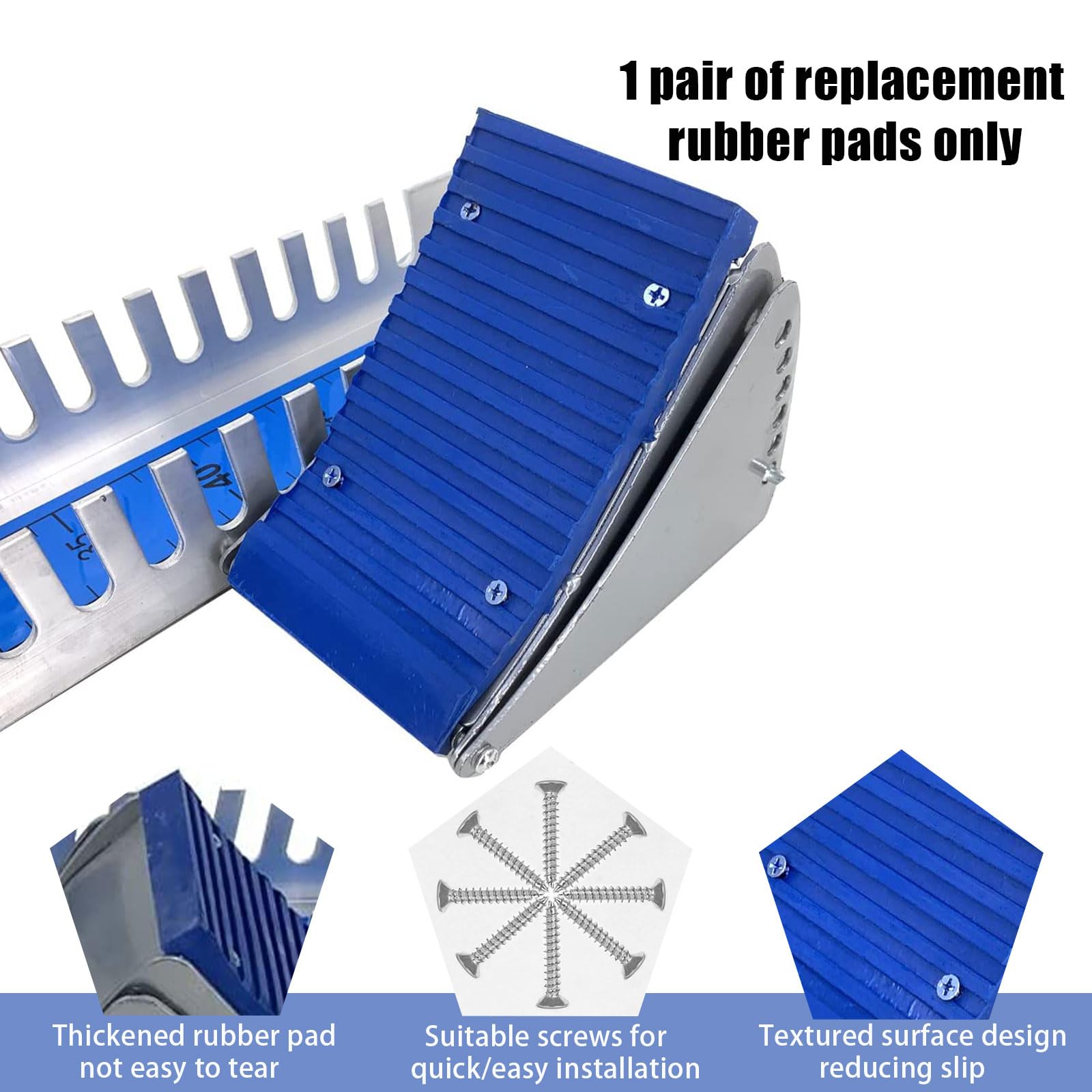 Snapklik.com : Supvision Blue Durable Rubber Starting Blocks ...